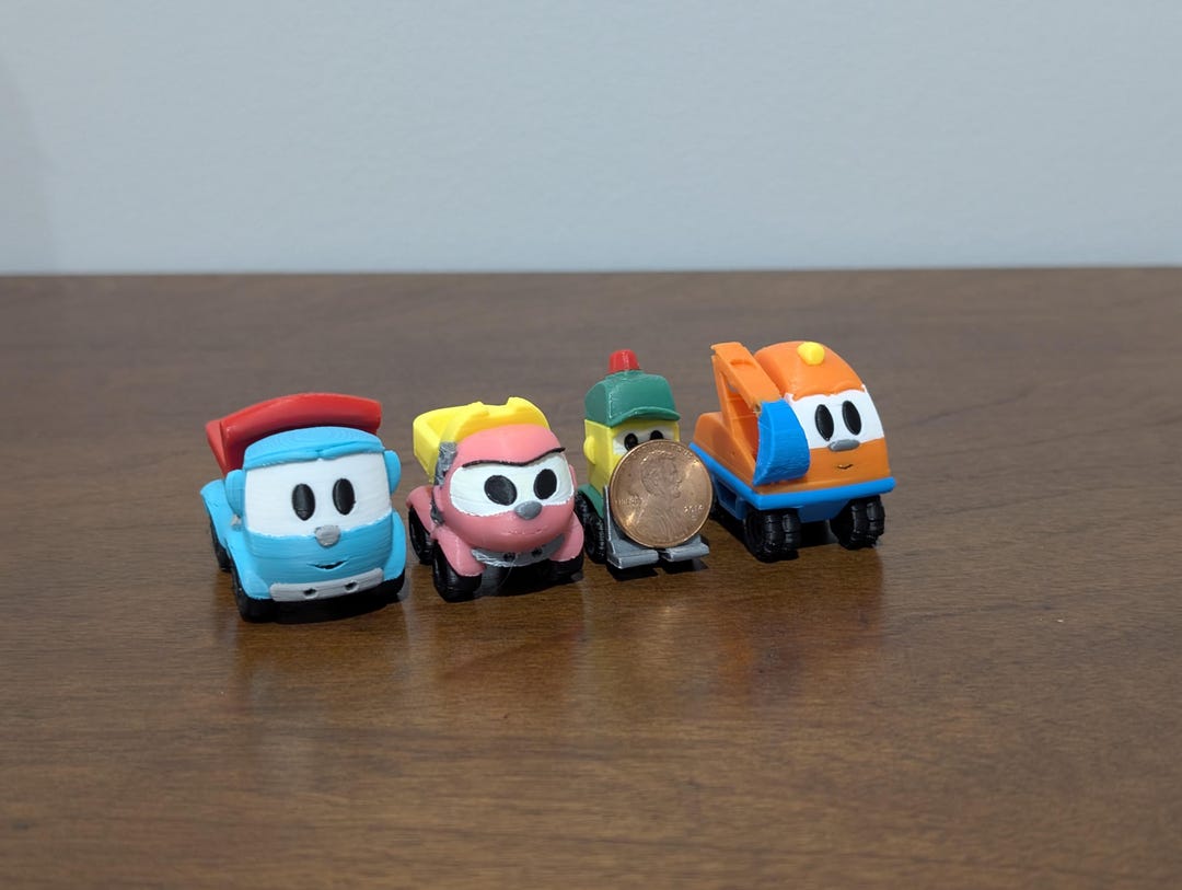 Complete Set of Four (4) Leo the Truck Inspired Toys - Leo the Truck ...