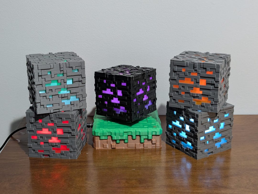 Levitating Ore Block Desk Toy LED Light - Customizable! Great for ...