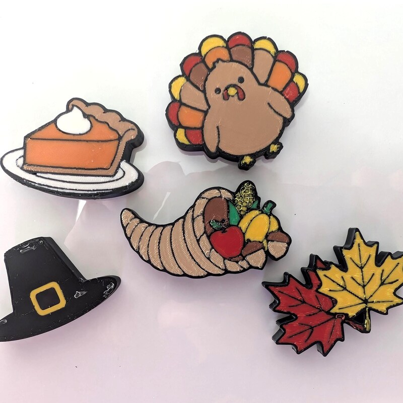 Thanksgiving 3d Magnets - Etsy