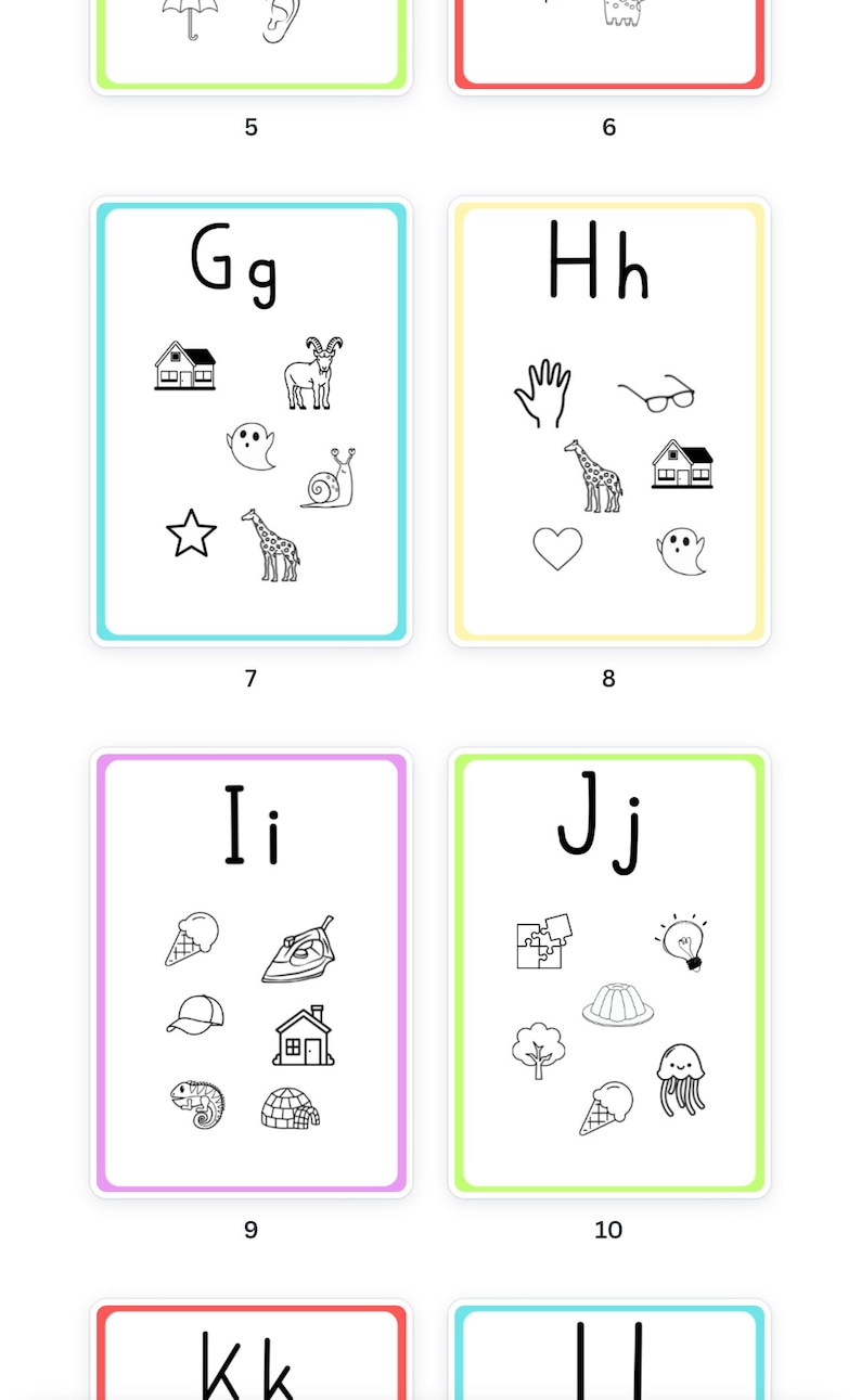 Printable Circle the Word Worksheets, for Pre-k and P1 Children - Etsy