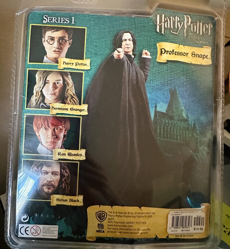 NECA Harry Potter and the Order of the Phoenix Series 2 Professor Snape ...