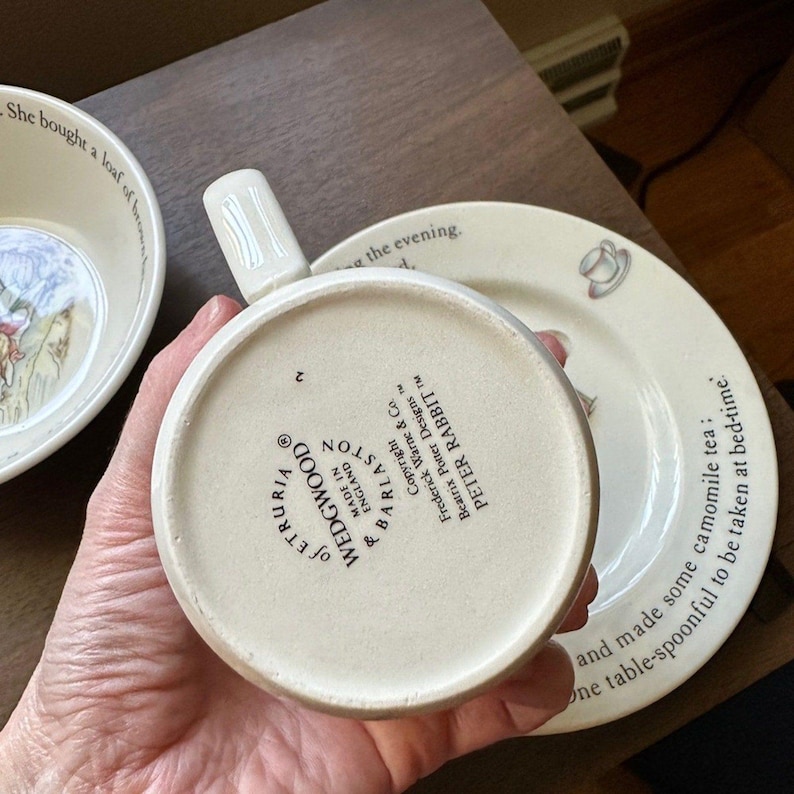 Vintage Wedgwood 3-piece Peter Rabbit Nursery Set - Etsy