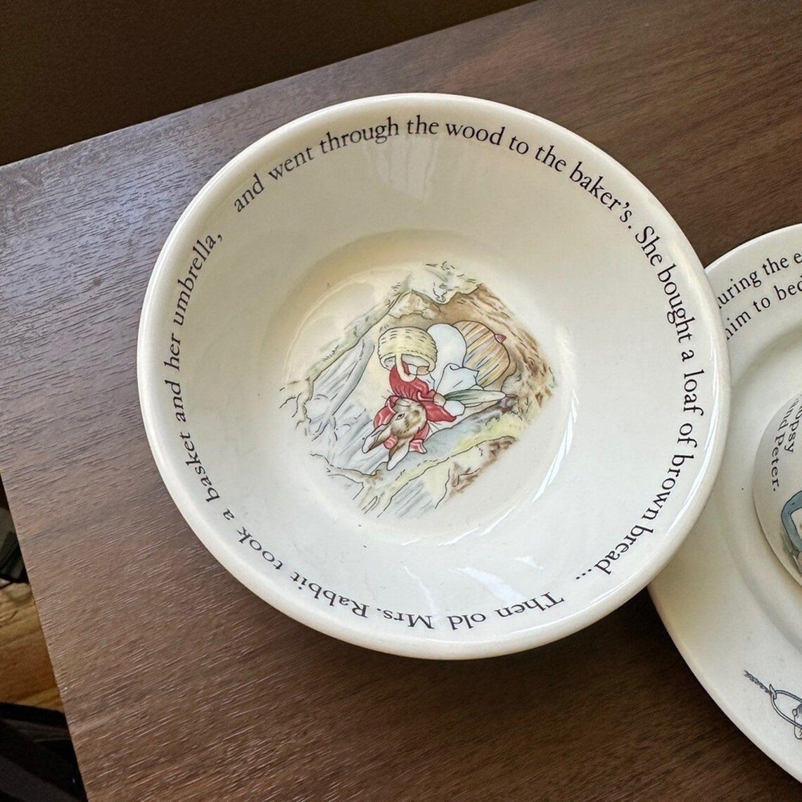 Vintage Wedgwood 3-piece Peter Rabbit Nursery Set - Etsy
