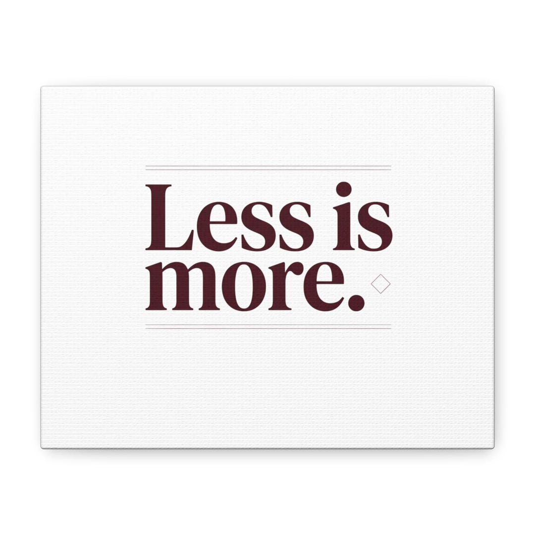 Less is More Canvas | Large Serif Typography, Fashion Magazine Font - Etsy