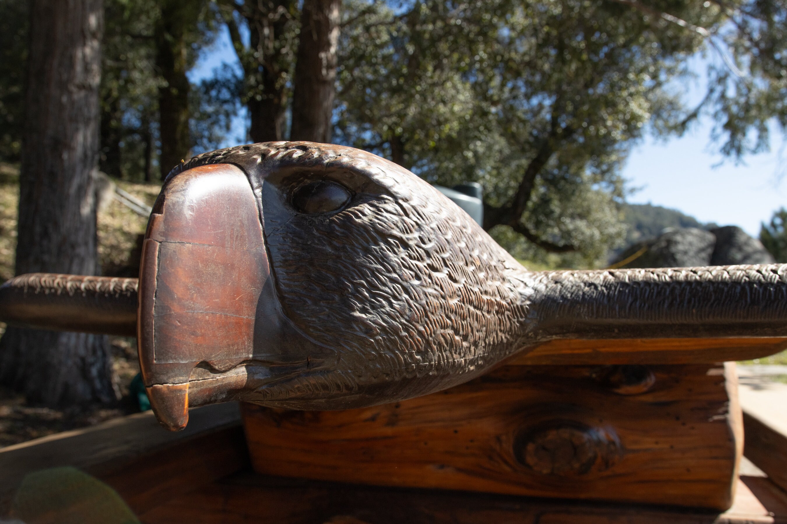 Cedar Log and Slab Eagle Table - Etsy