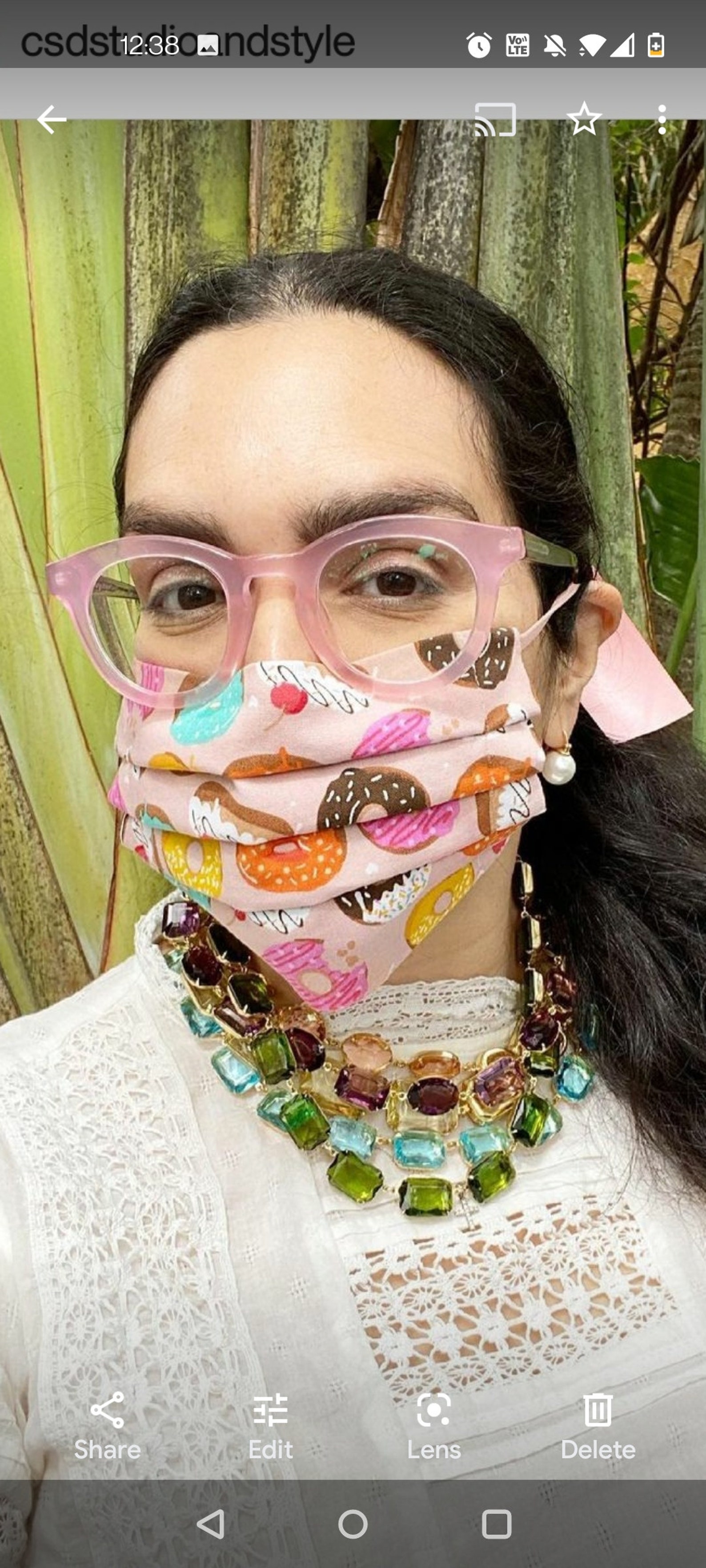 Anna Wintour Collet Necklace Blue Statement Necklace Rare - Etsy Canada