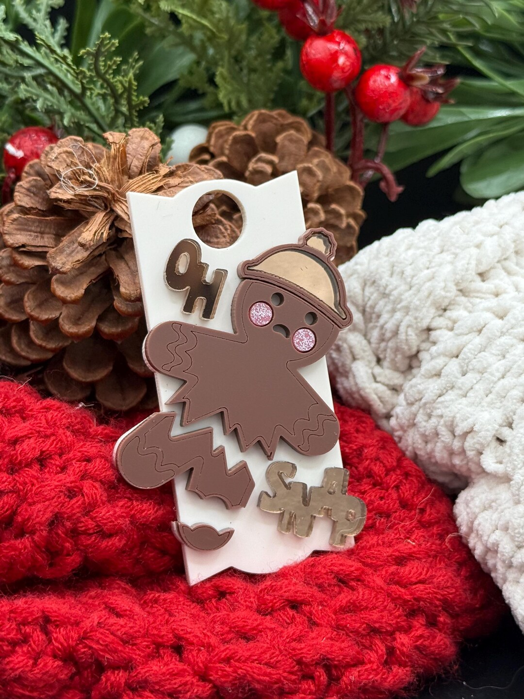 Gingerbread Man Broken, Stanley Topper for Christmas, Christmas ...