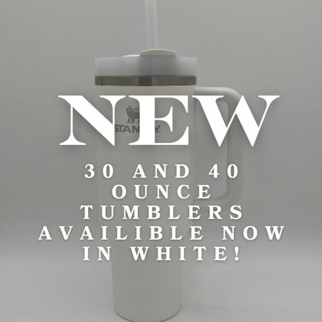 Custom Engraved White Stanly for Boys and Girls for Anytime of the Year ...