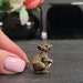 Small Brass Mouse Figurine Handmade Miniature Animals Vintage Style ...