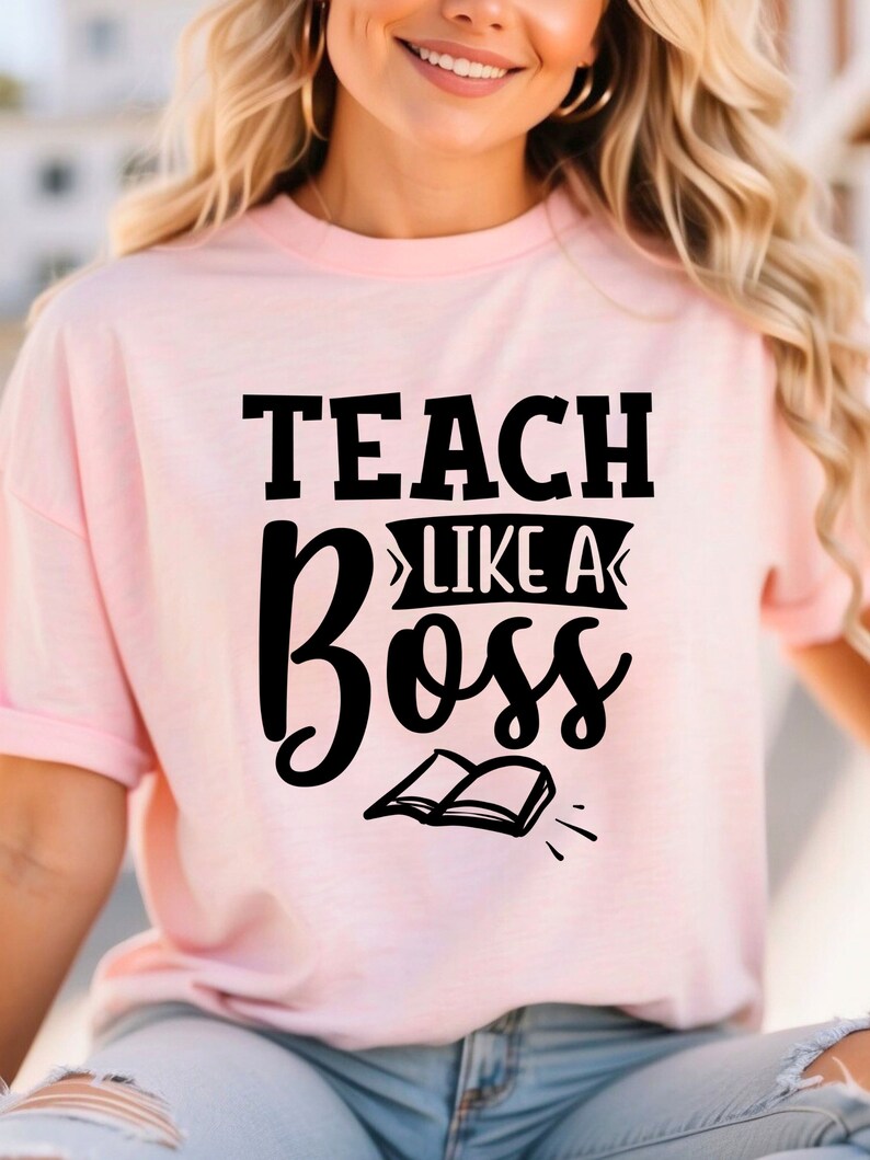 Teach Like a Boss Svg, Teach Like a Boss Png, Teacher Svg, Teacher Png ...