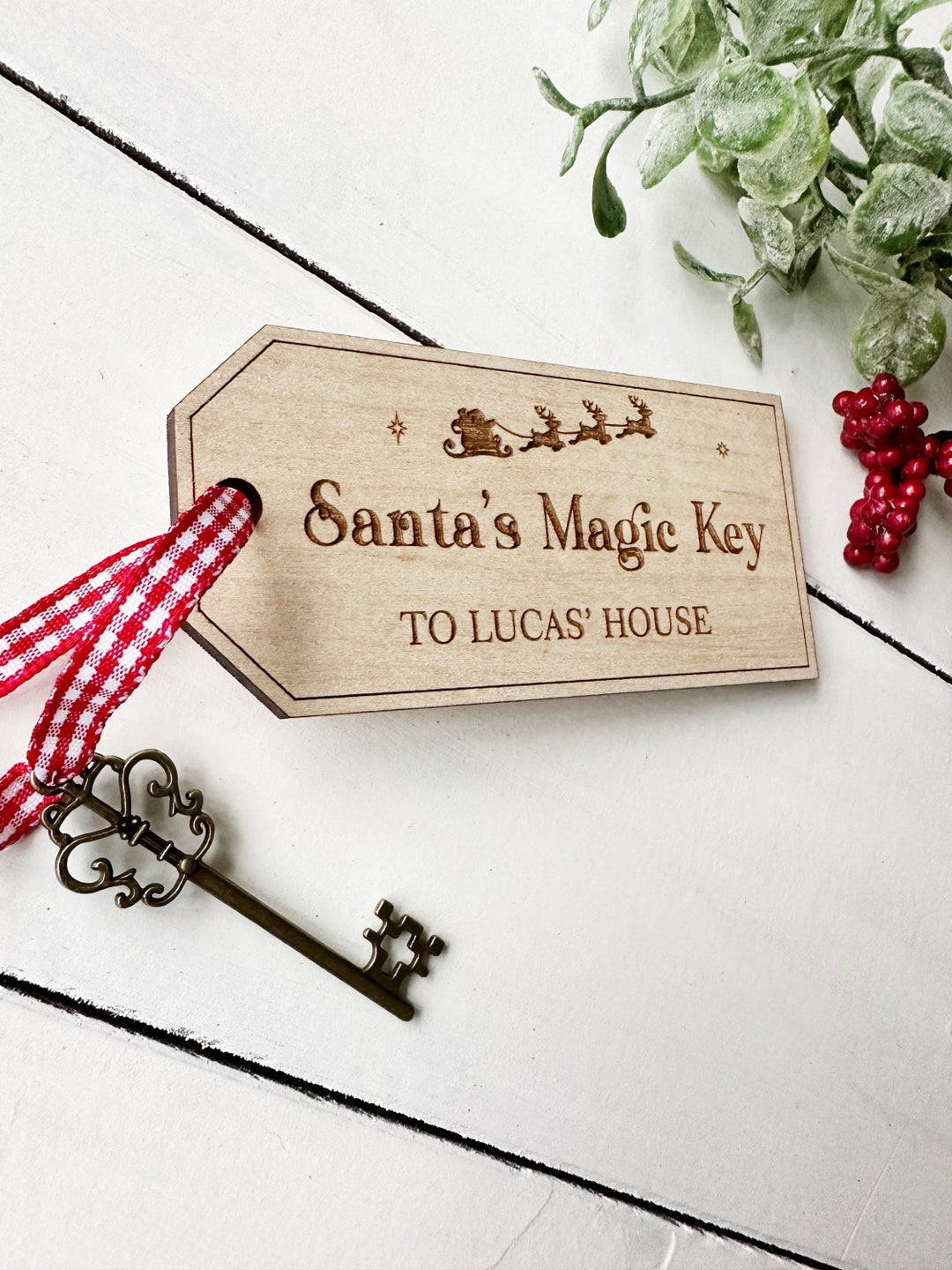 Santas Magic Key Christmas Decoration Christmas Eve Box - Etsy UK