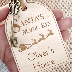 Santa’s Magic Key | Christmas Decoration | Christmas Eve Box Gift ...