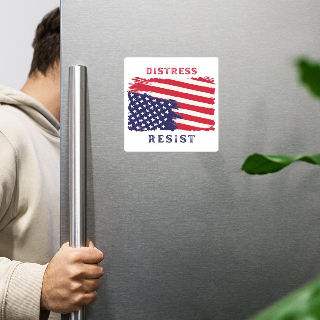 Magnet Resist Distress: Upside-down Flag Protest Magnet – Inspired by ...