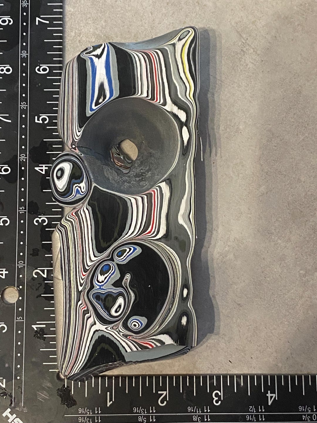 Premium, Solid, Rough Fordite Slab With Rollover Pattern, 184 Grams - Etsy