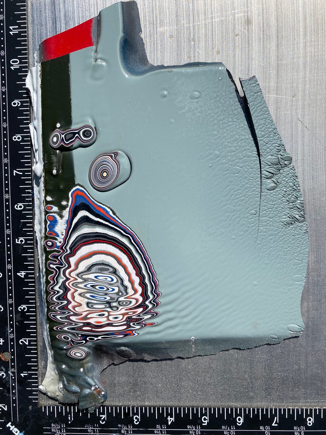 Premium, Rough, Colorful Fordite Slab, 566 Grams - Etsy