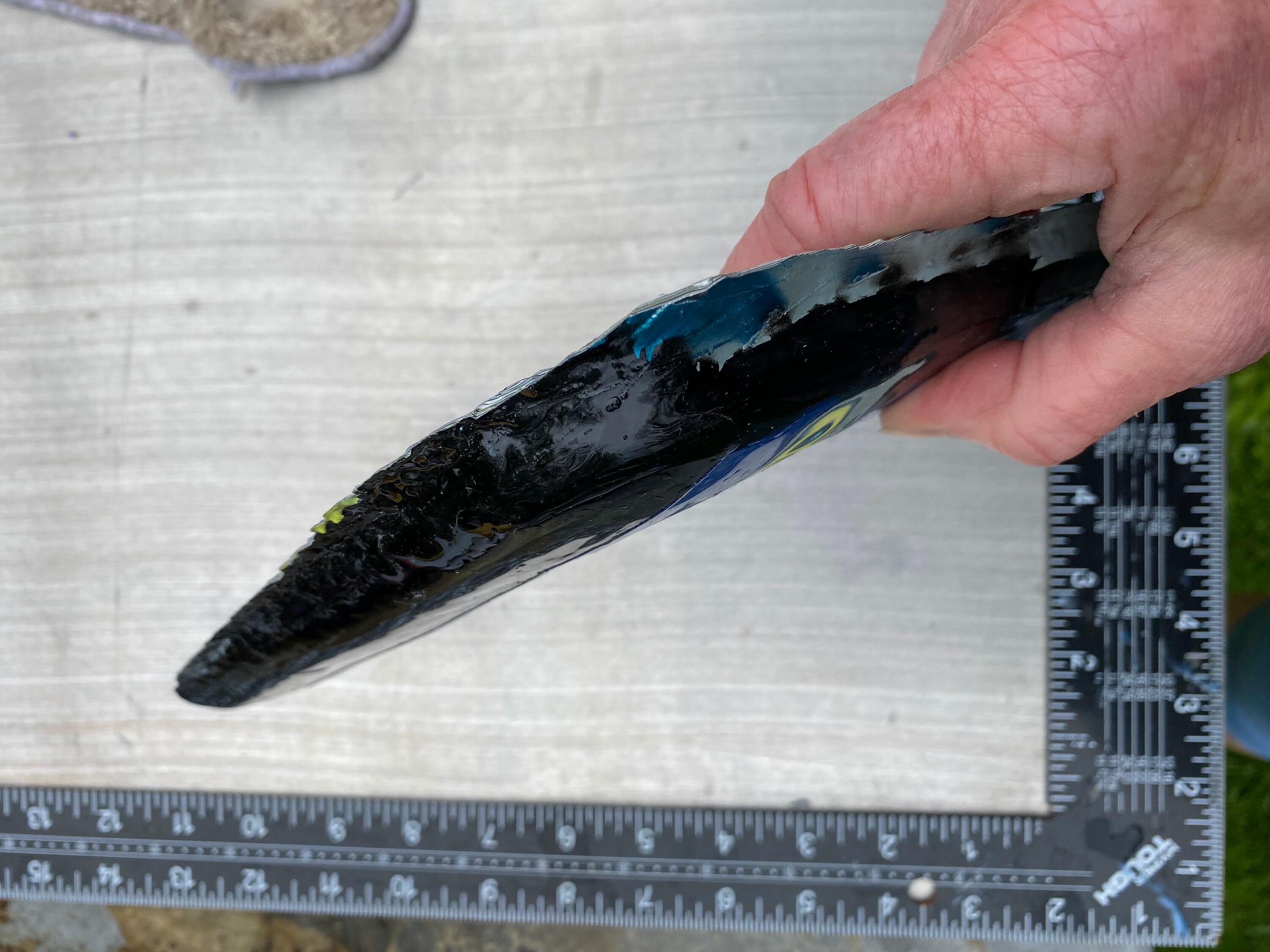 Drippy, Rippled, Rough, Solid, Fordite Slab, 360 Grams - Etsy