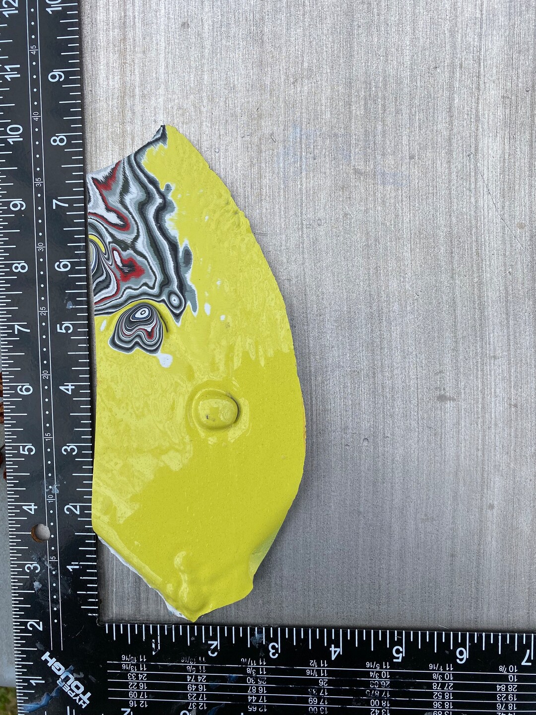 Premium Rough, Solid Fordite Slab, Lotsa Yellow, 134 Grams - Etsy