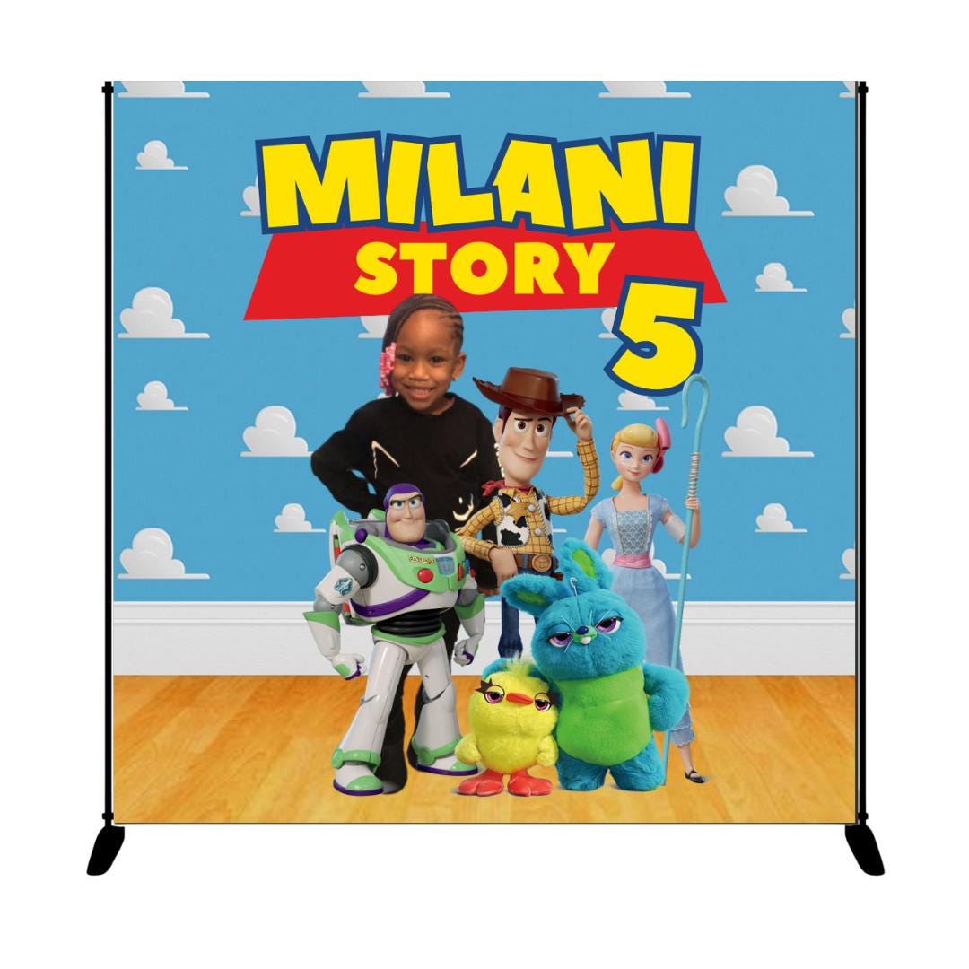 Custom Toy Story Inspired Backdrop | Personalized Party Decor | Toy ...