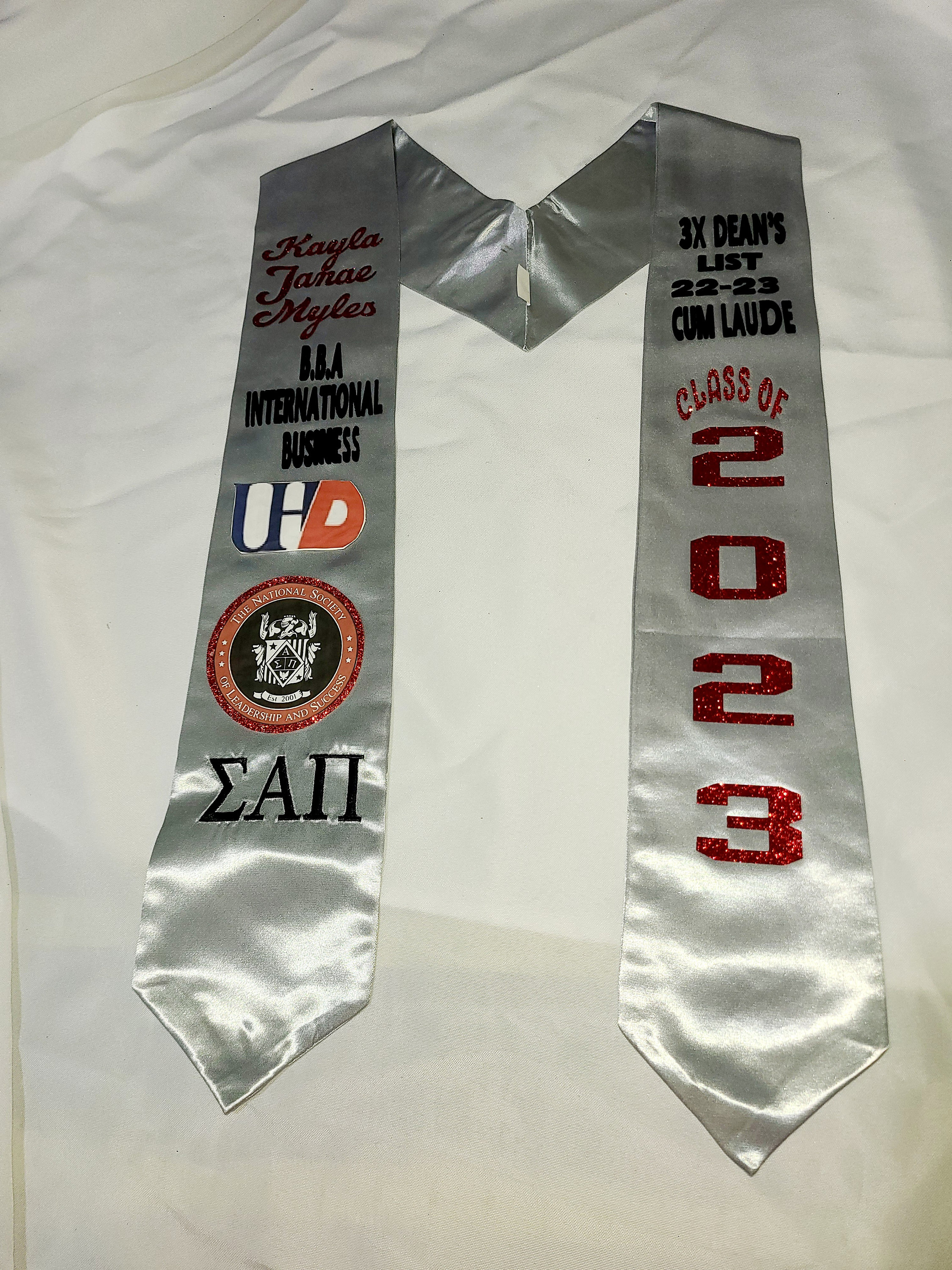 Custom Graduation Stoles - Etsy