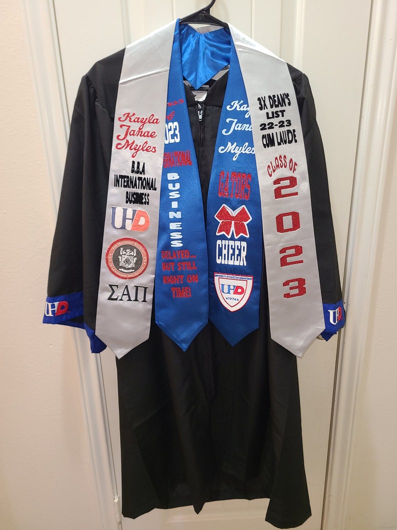 Custom Graduation Stoles - Etsy