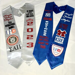 Custom Graduation Stoles - Etsy
