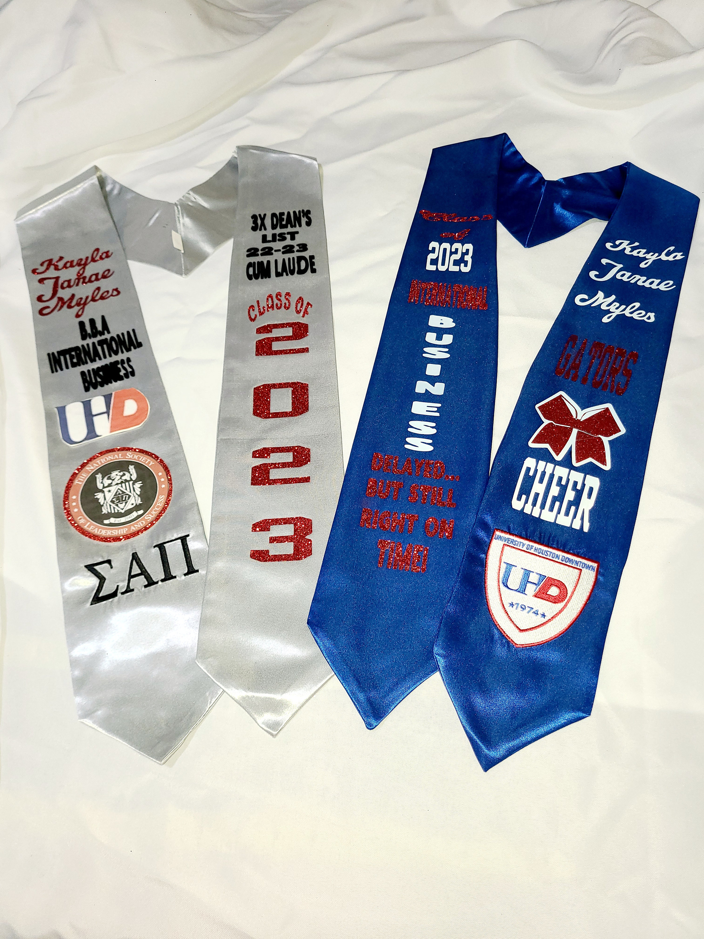 Custom Graduation Stoles - Etsy