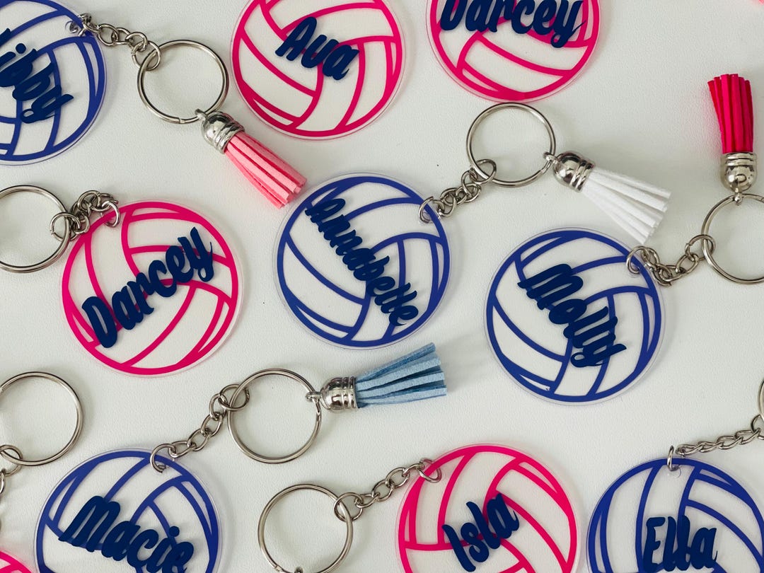 Personalised Netball Keychain | Custom Sports Gift | Keyring - Etsy