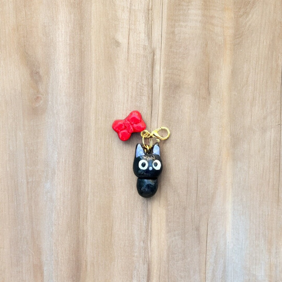 Kiki's Delivery jiji Keychain Studio Ghibli - Etsy UK