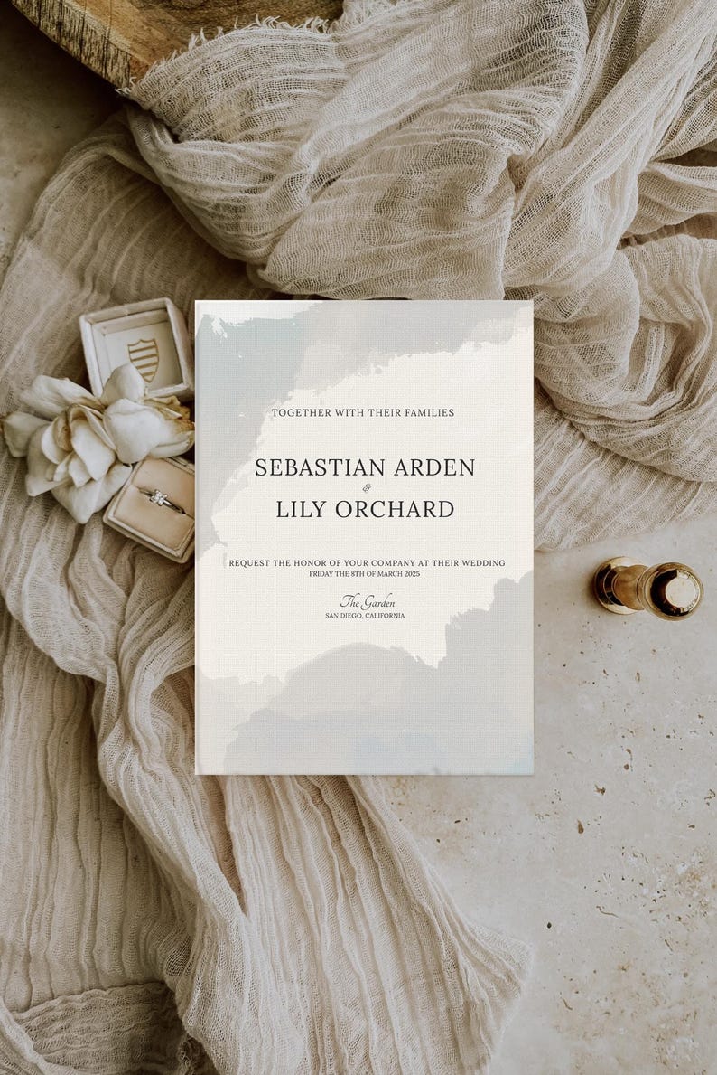 ORCHARD Wedding Template Suite, Wedding Invitation, Bridal Shower ...