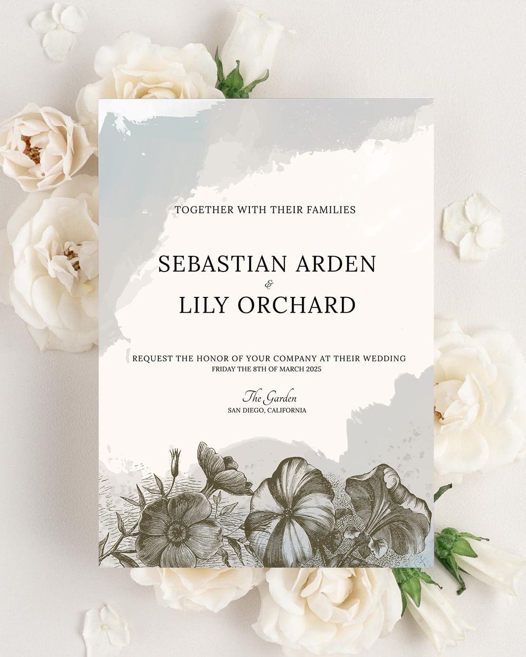 ORCHARD Wedding Template Suite, Wedding Invitation, Bridal Shower ...