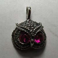 Antique Inspired Ruby and Emerald Scottie Dog Brooch 925 Sterling ...