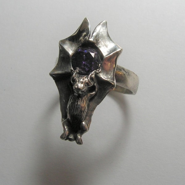 Bat Ring - Etsy