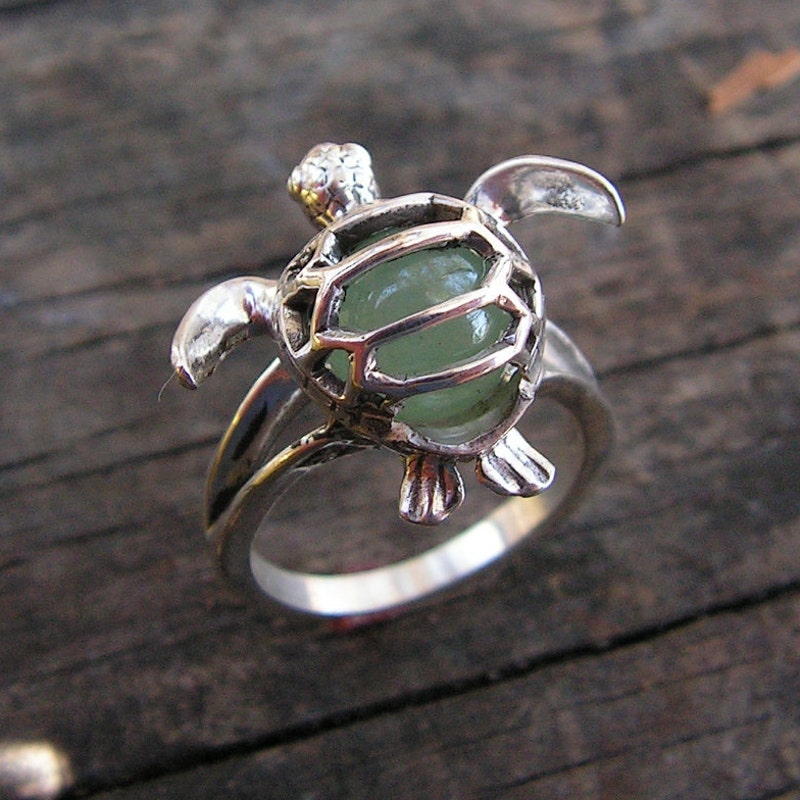 Turtle Ring - Etsy