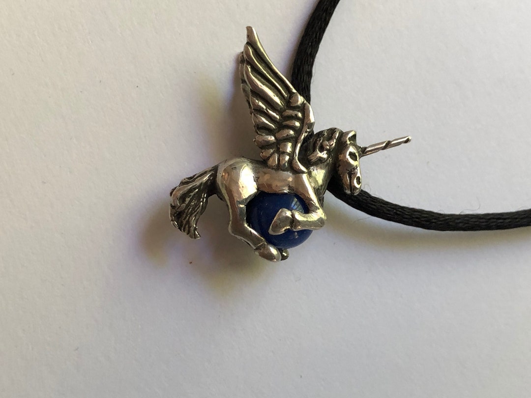 Unipeg Pendant With Lapis Lazuli and Sterling Silver - Etsy