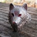 Wolf Ring With Red Eyes in Sterling Silver - Etsy