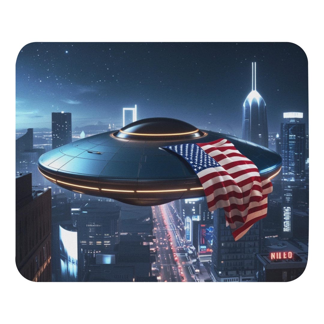 USA Mouse Pad, UFO, Gift, Memorial Day - Etsy