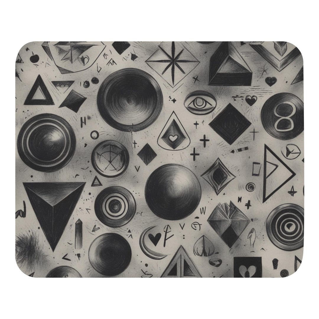 Pencil Drawing Mouse Pad - Etsy