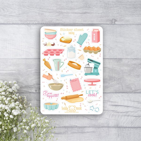 Patisserie Planner Stickers - Etsy