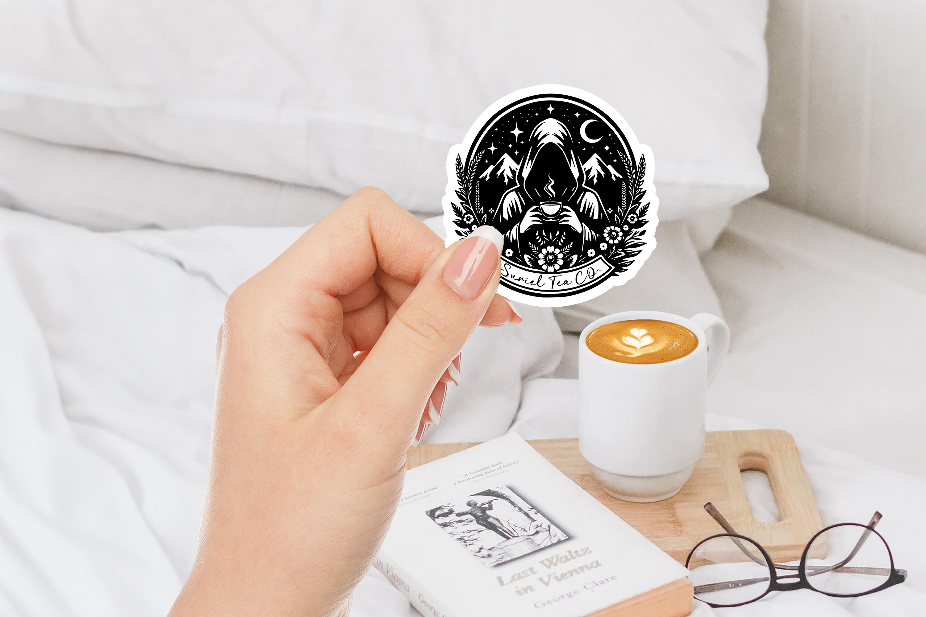 Suriel Tea Sticker, ACOTAR Sticker, Spill the Tea, Fantasy Book ...