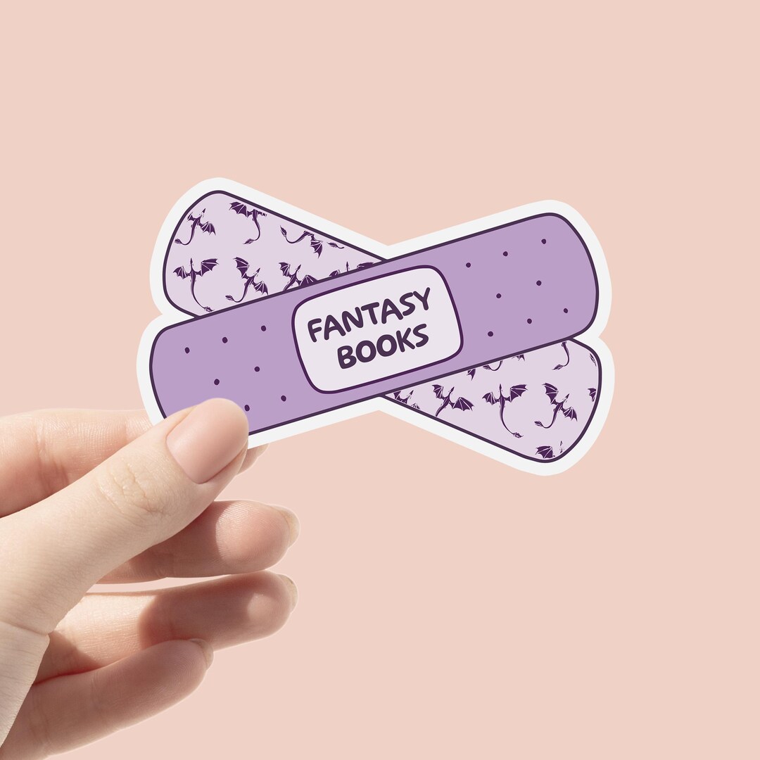 Fantasy Books Bandage Sticker, Fantasy Romantasy Reader, Xaden Riorson ...