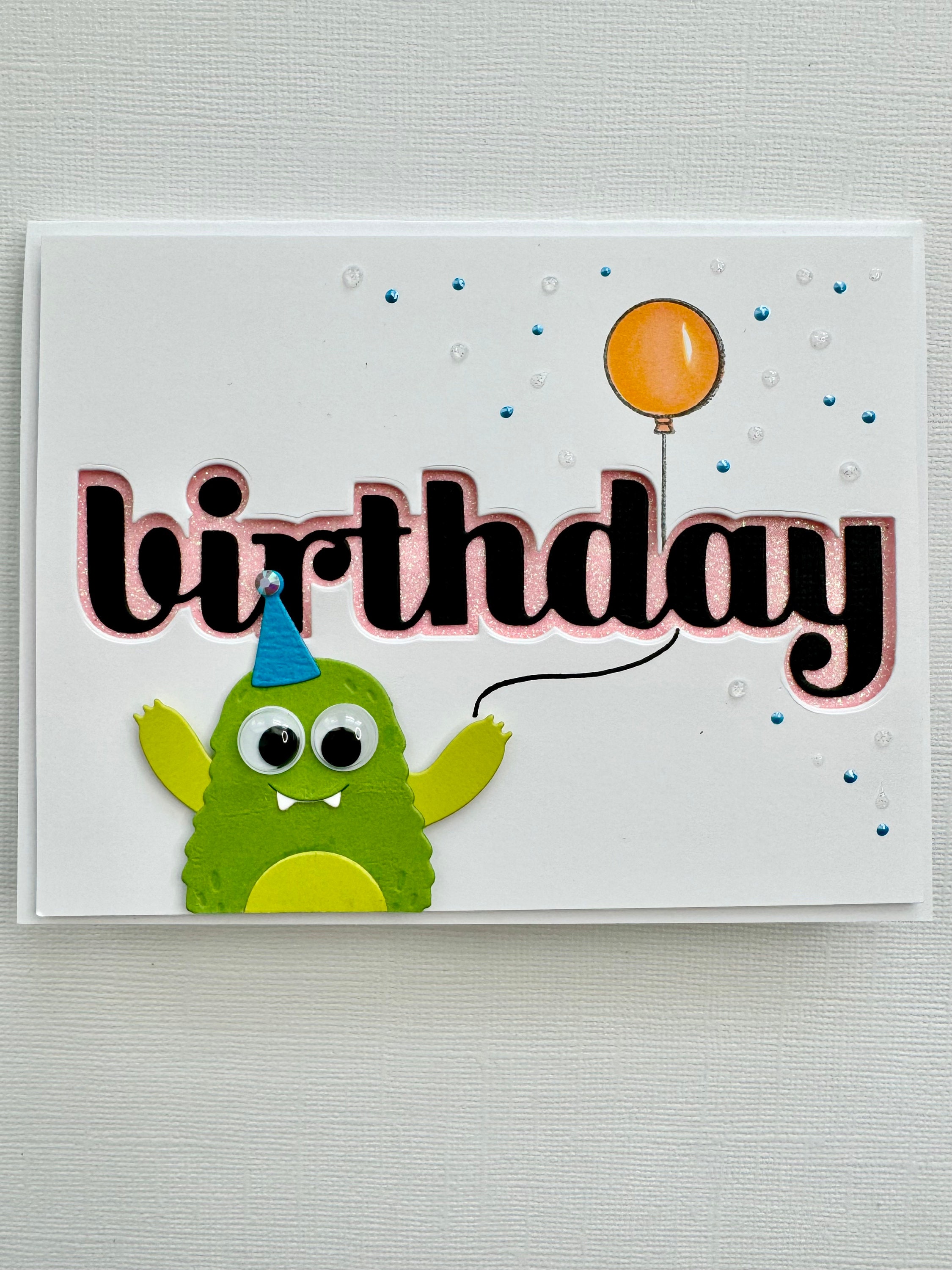 Monster-themed Birthday Cards for Kids, Perfect for Young Monsters ...