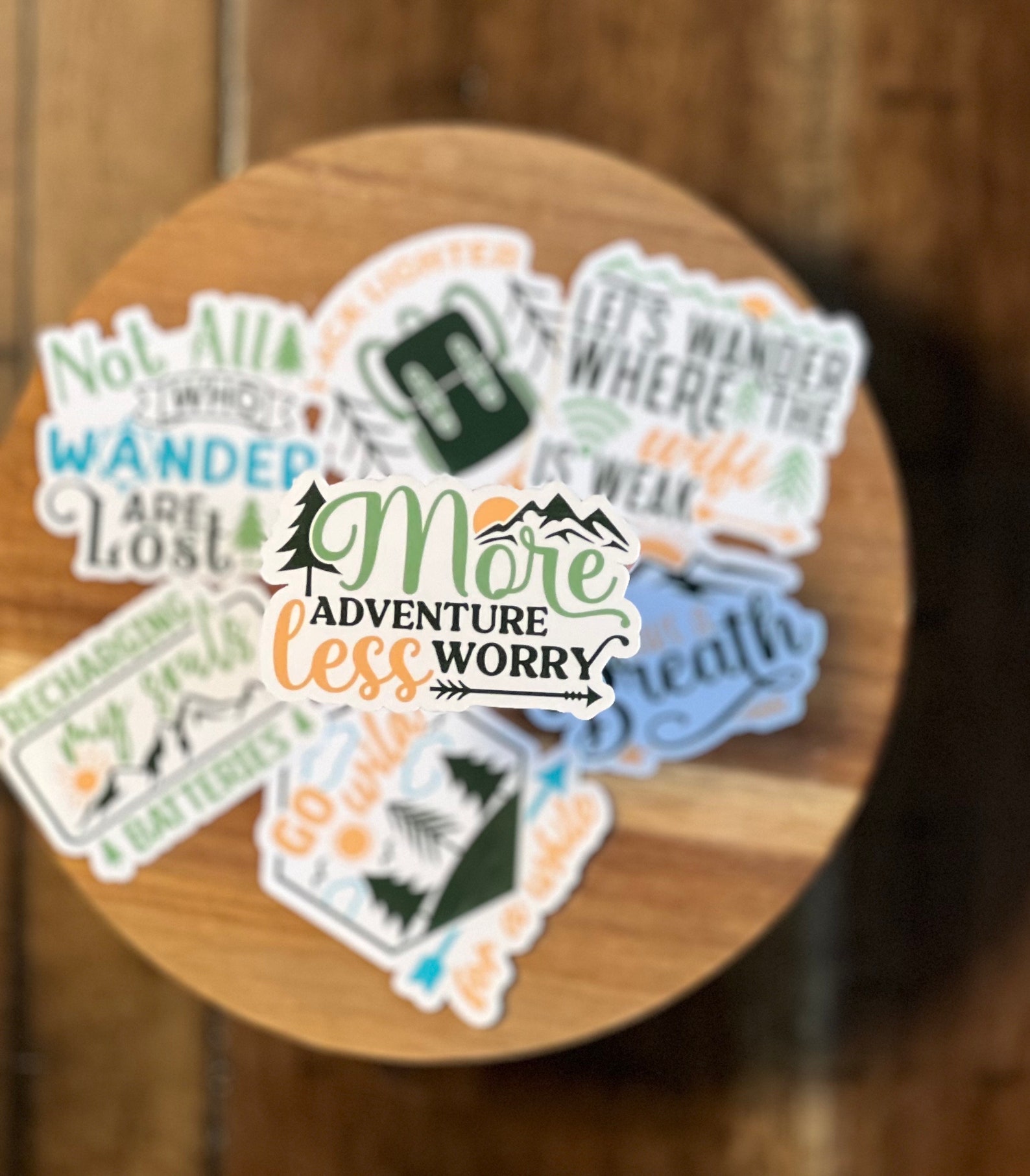 More Adventure Sticker, Water Bottle Sticker, Coffee Mug Sticker ...