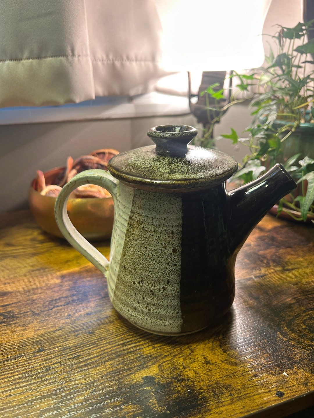Stoneware Tea Pot - Etsy