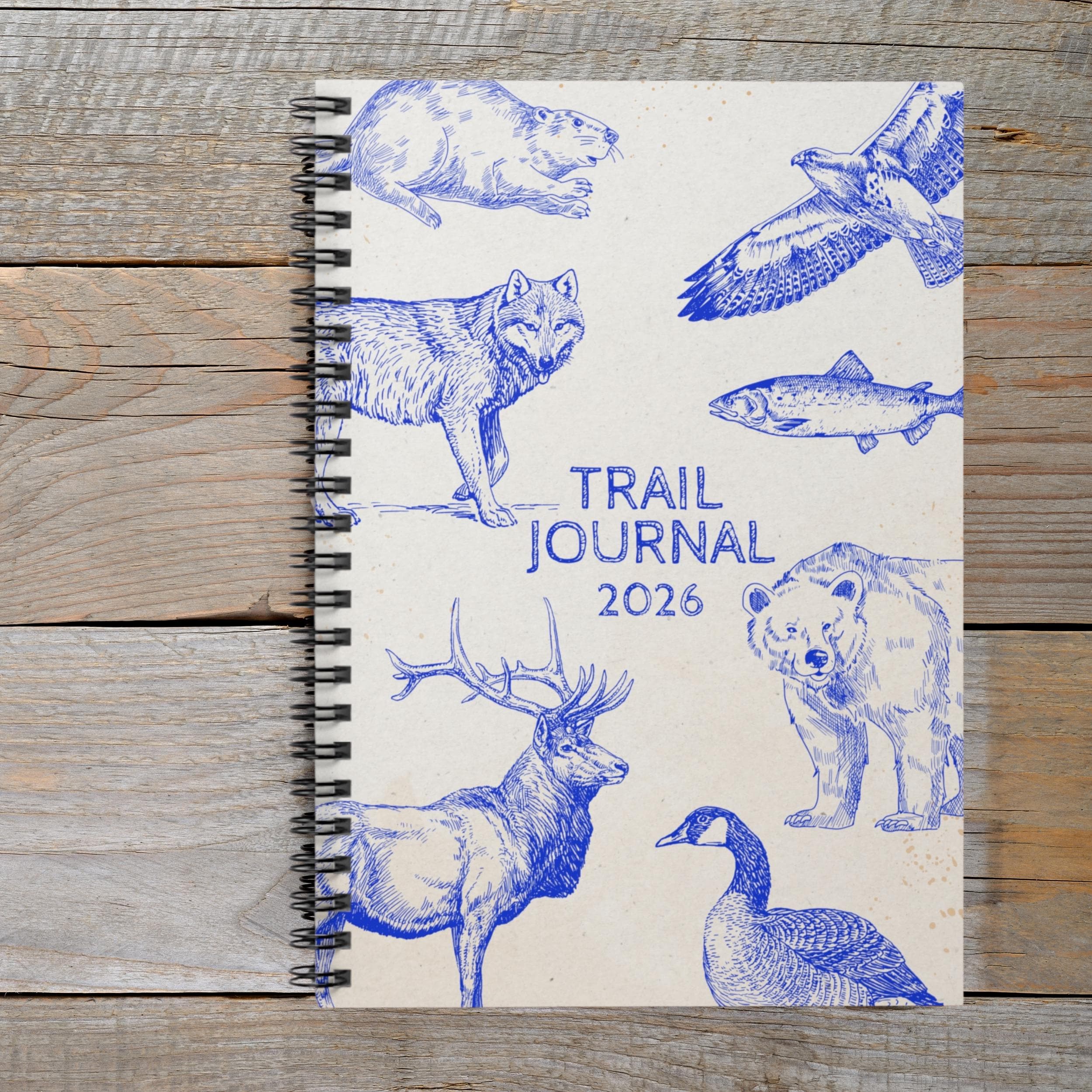 Nature-themed Trail Journal - Guided Writing for Outdoor Enthusiasts ...