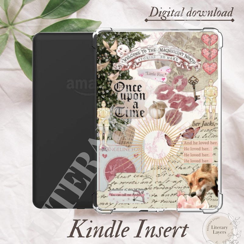 Fox Kindle Insert - Etsy