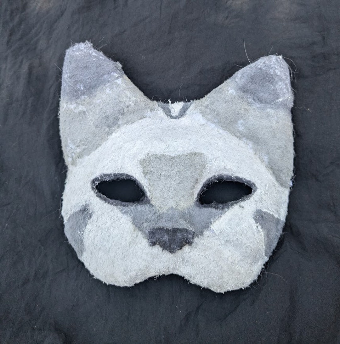 MQ Tabby Cat Mask - Etsy