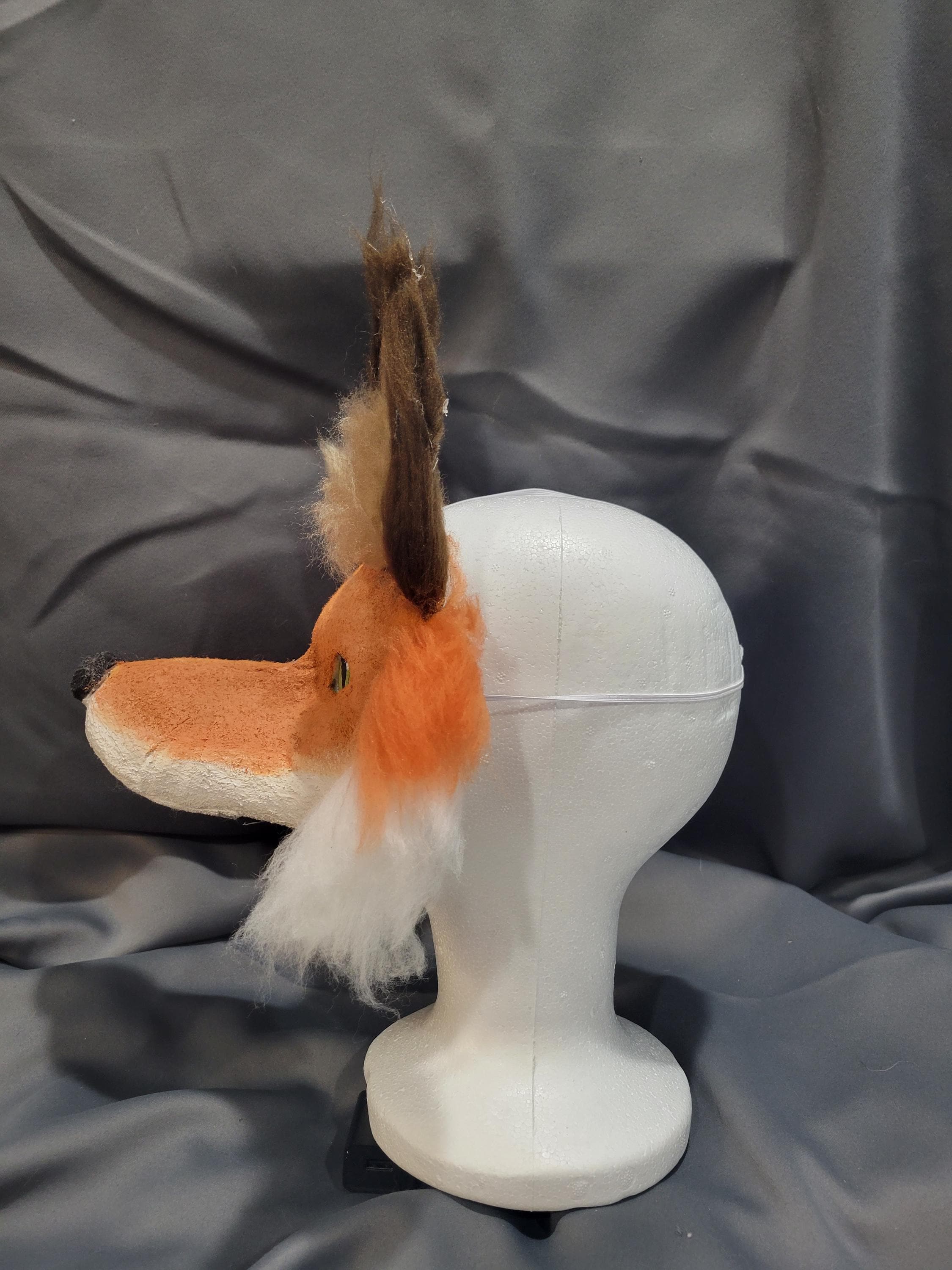 Red Fox Mask Animal Mask Therian Mask Good for Costumes, Therians ...