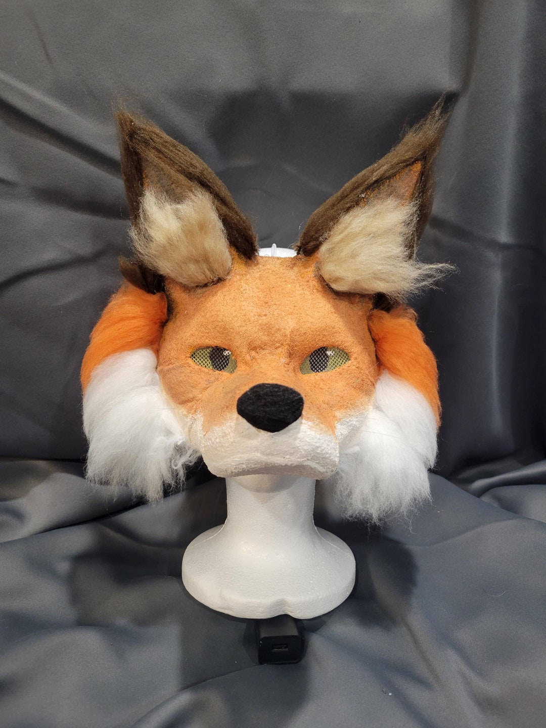 Red Fox Mask | Animal Mask | Therian Mask | Good for Costumes, Therians ...
