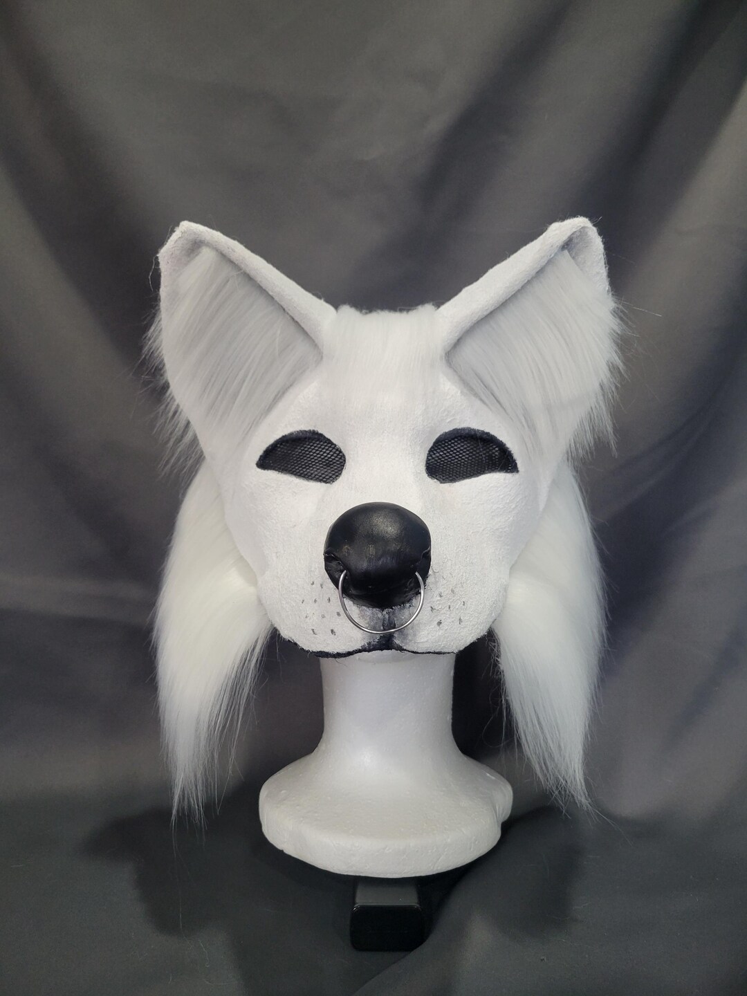 Arctic Fox Mask | Animal Mask | Therian Mask | Read Description! - Etsy