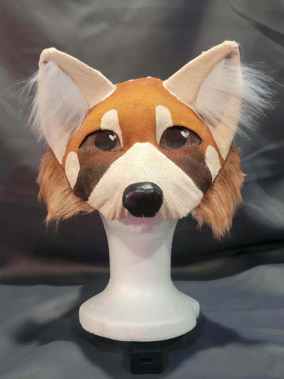 Red Panda Mask Animal Mask Therian Mask Read Description - Etsy